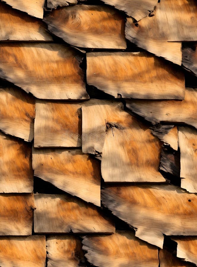 Seamless Close-Up of Stacked Wood Sheets Texture and Pattern Stock ...