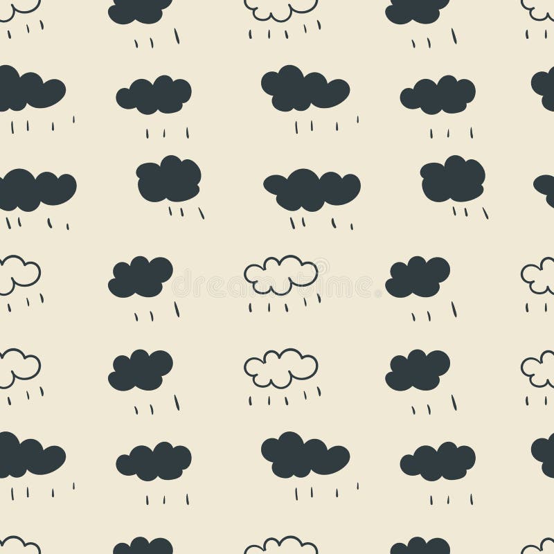 Seamless cloud pattern stock vector. Illustration of abstract - 63494806