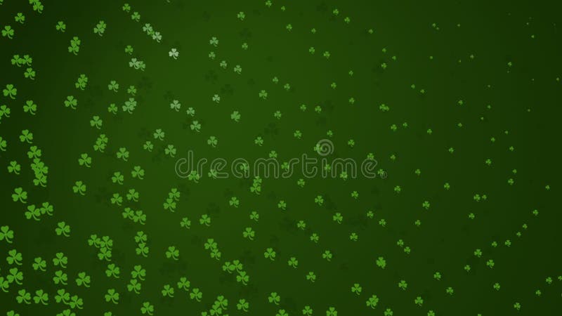 Seamless Clover Animation Background Stock Footage - Video of leaves ...