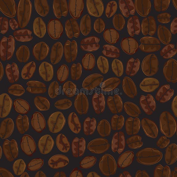 Coffee Bean Repeat Pattern Stock Illustrations – 1,133 Coffee Bean ...
