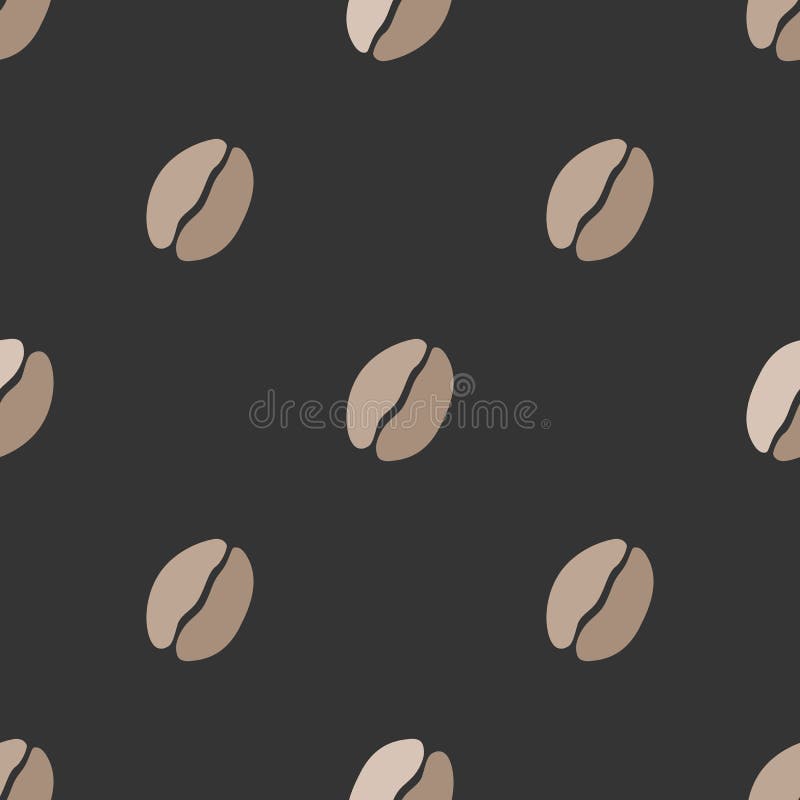 Seamless Coffee Pattern Background. Vector Illustration EPS10 Stock ...