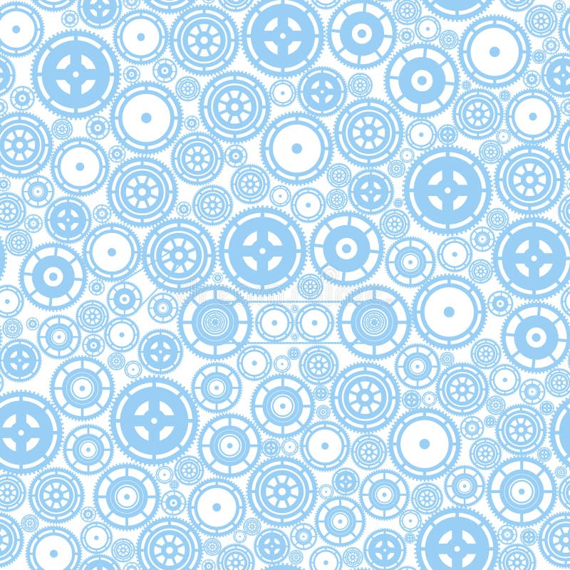 Seamless cogwheel pattern stock vector. Illustration of cogwheel - 8451175