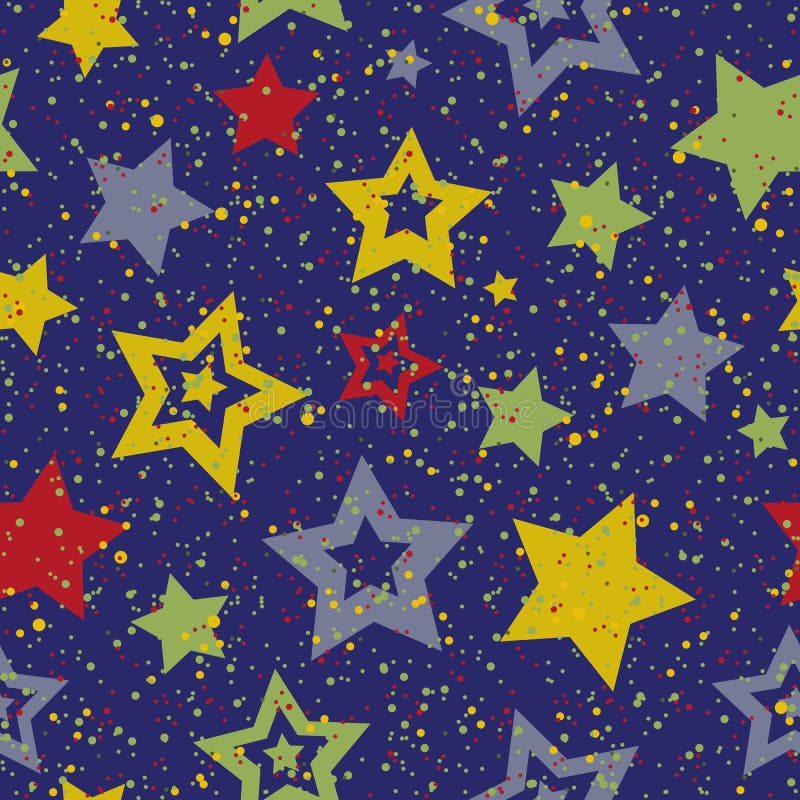 Seamless Color Abstract Star Pattern Stock Illustration - Illustration ... Seamless Color Abstract Star Pattern Stock Illustration - Illustration ...