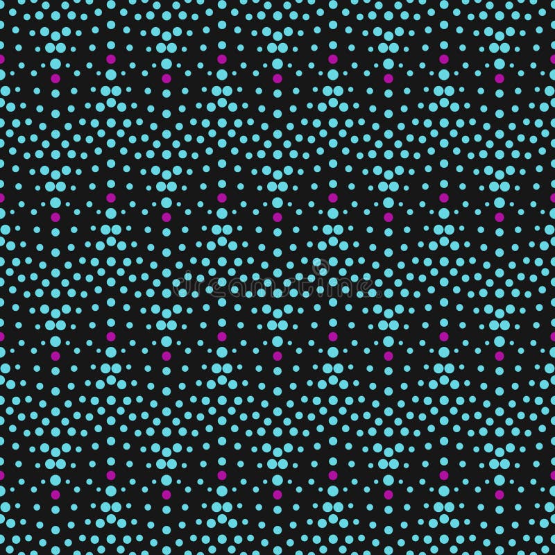 Seamless Color Dots Pattern Stock Vector - Illustration of modern ...