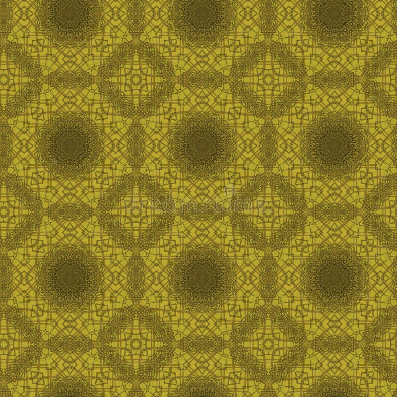 Seamless Color Lace Pattern. with Thin Various Lines Stock Illustration ...