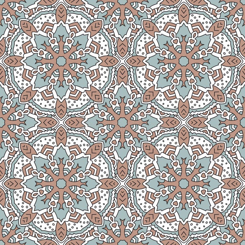 Seamless Color Pattern with Geometric Pattern Stock Vector ...