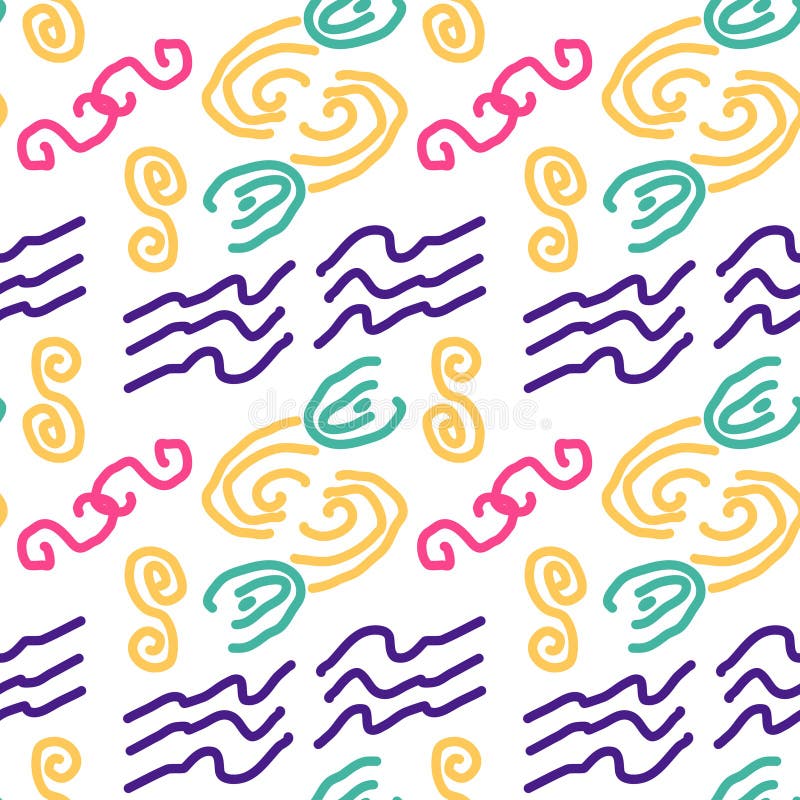 Random Squiggles Stock Illustrations – 251 Random Squiggles Stock ...