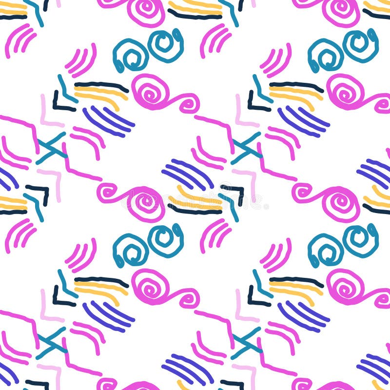 Pink Squiggles Stock Illustrations – 275 Pink Squiggles Stock ...