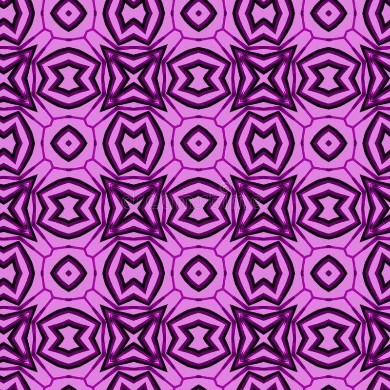 Seamless Color Pattern from Lines of Different Thickness. Stock ...