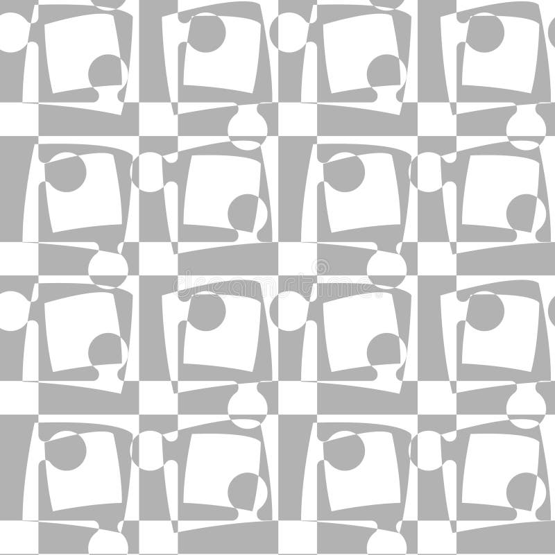 Puzzle with squares stock vector. Illustration of simple - 256136135