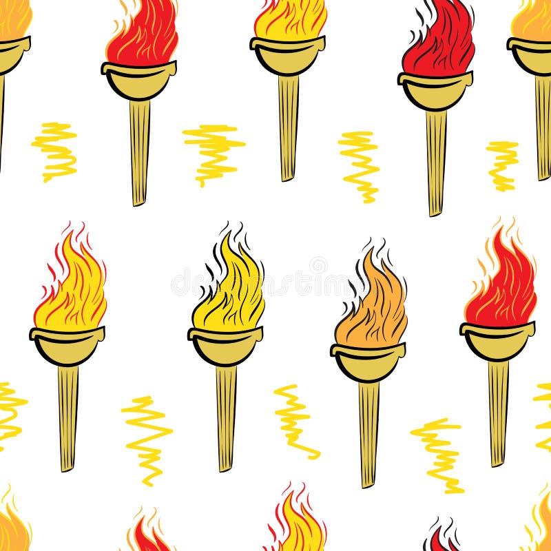 Stylized Torch Stock Illustrations – 336 Stylized Torch Stock ...
