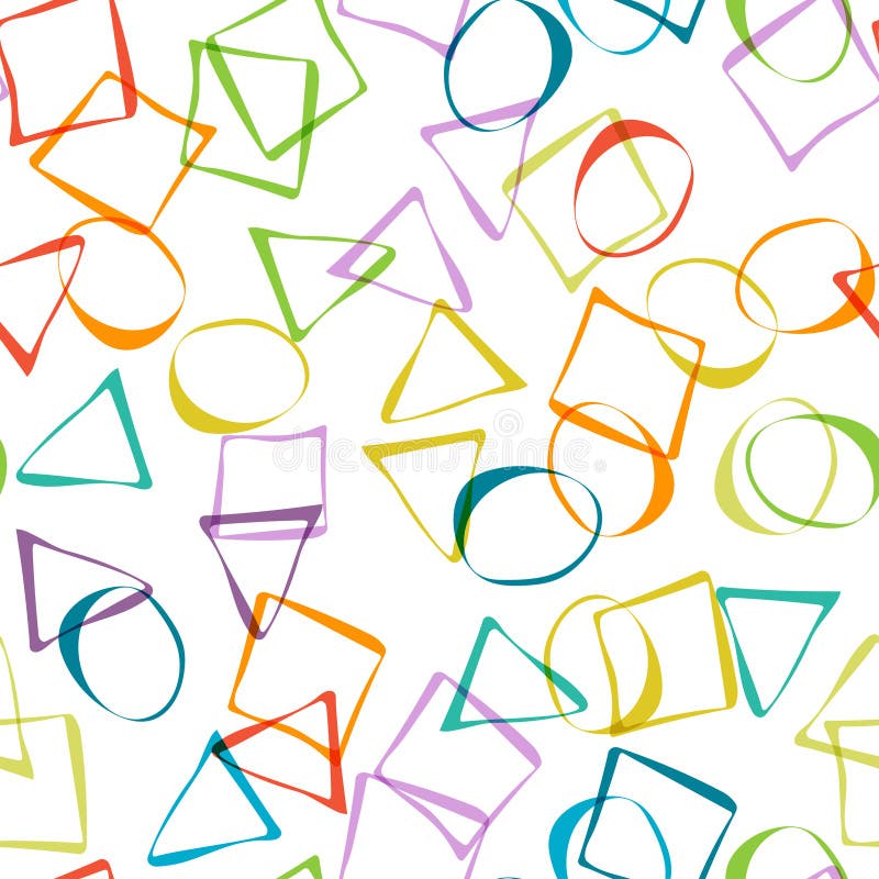 Seamless Color Vector Pattern of Arbitrary Geometric Shapes for Texture ...