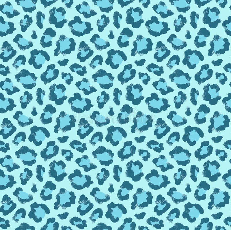 Seamless Colored Animal Skin Pattern, Repeated Leopard Skin Design ...