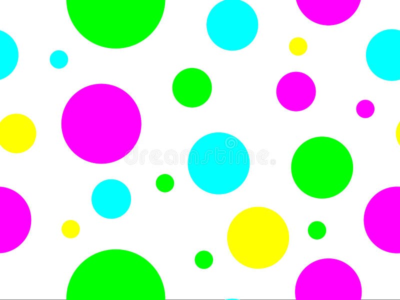 Seamless Colored Dots stock vector. Illustration of circles - 35357062