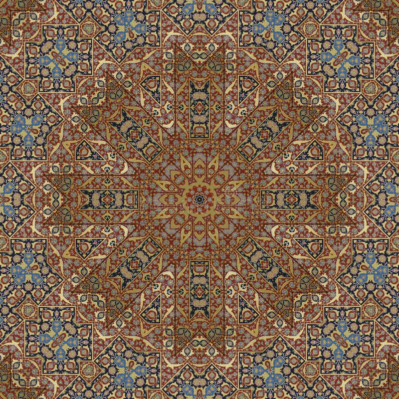 Seamless Colored Metal Arabesque 002 Stock Image - Image of arabesque ...