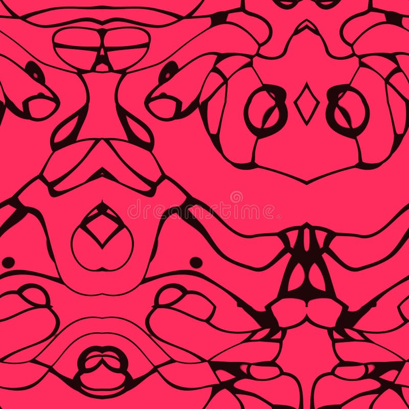 Seamless Colored Pattern Created and Rendered in 3D Application Stock ...