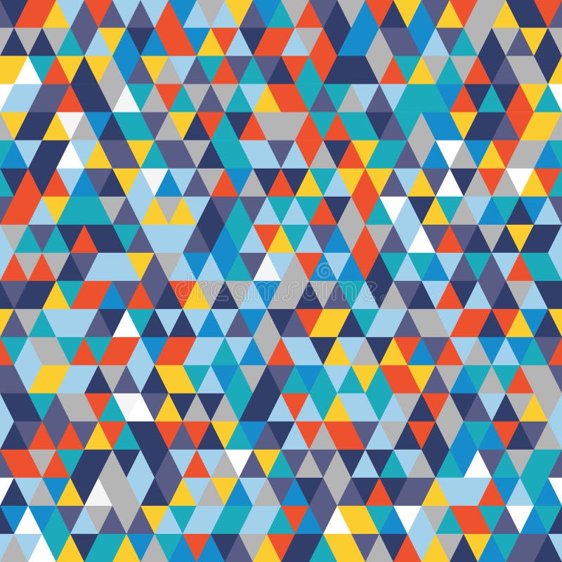 Abstract Colorful Square Pattern Background Stock Illustration ...