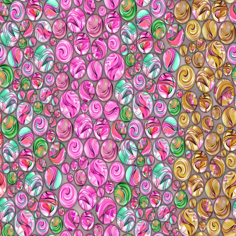 Seamless Colorful Abstract Round Background Stock Photo - Image of gold ...