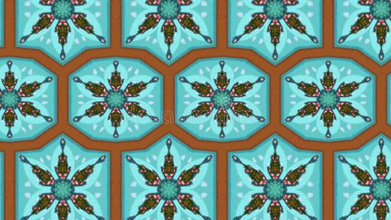 Seamless Colorful Animated Kaleidoscopic Patterns Transform into ...