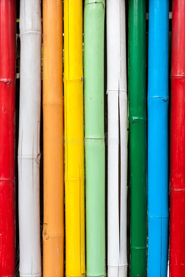Seamless Colorful Bamboo Stick Striped Pattern Stock Photos - Free ...