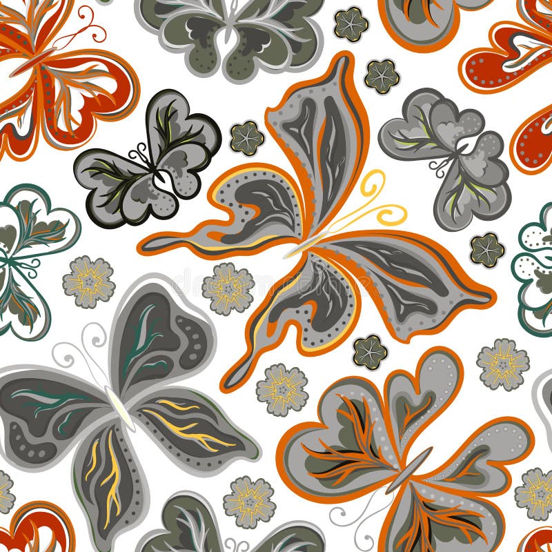Seamless Colorful Butterfly Pattern. Vector Illustration Stock Vector ... Seamless Colorful Butterfly Pattern. Vector Illustration Stock Vector ...