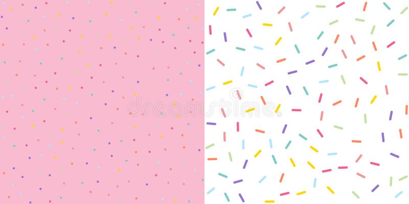 Sprinkle Pattern Seamless in Pastel Color for Candy Background, Baby ...