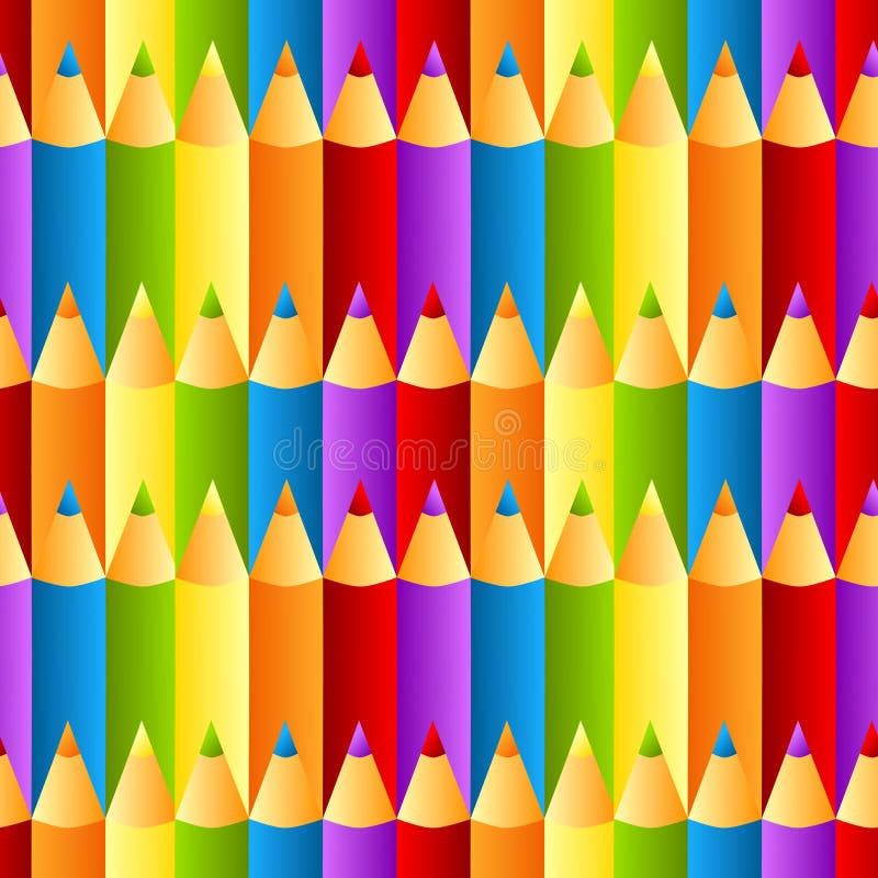 Rainbow Colours Seamless Butterfly Pattern Stock Illustration ...