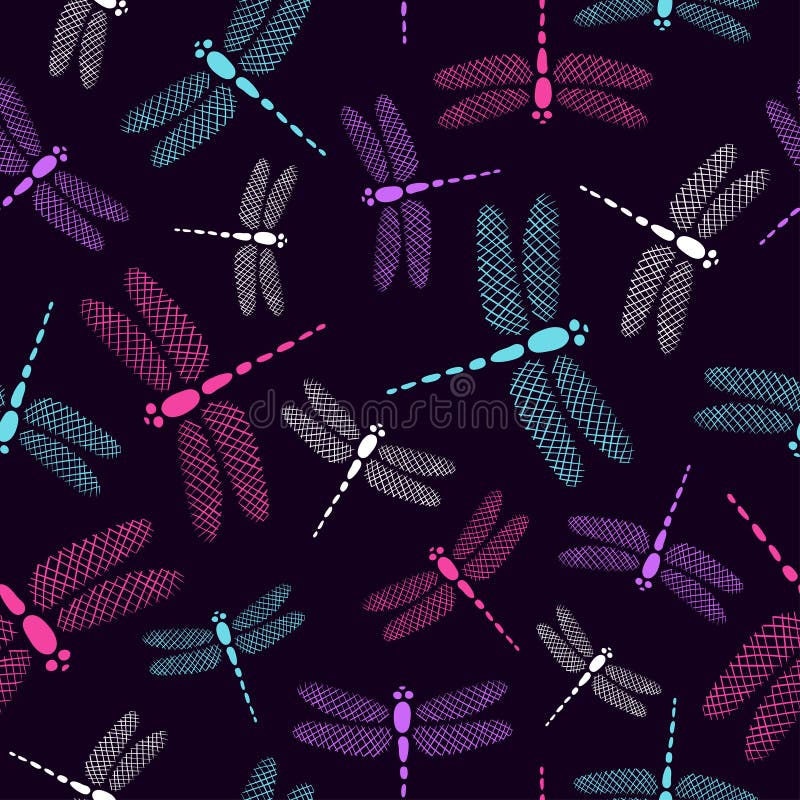 Colorful dragonfly stock vector. Illustration of shape - 13955743