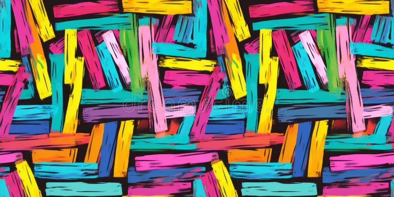 Seamless Colorful Fabric Texture, Basket or Weave. Hand Drawn ...