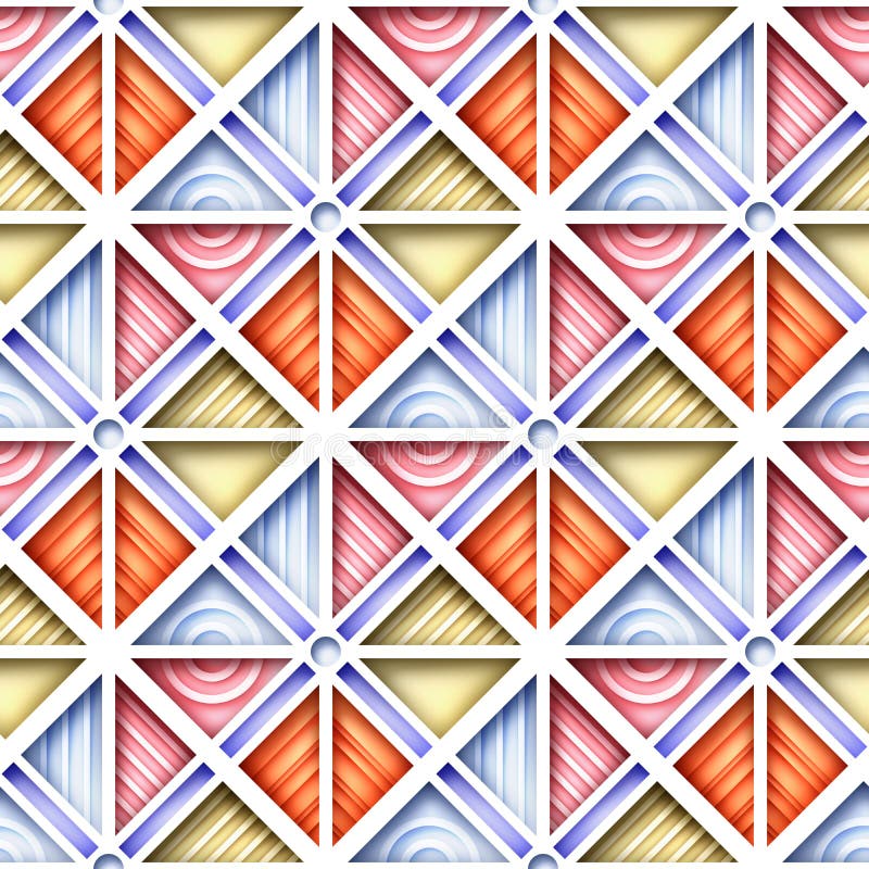 Seamless Colorful Geometric Pattern with Triangles Stock Vector ... Seamless Colorful Geometric Pattern with Triangles Stock Vector ...