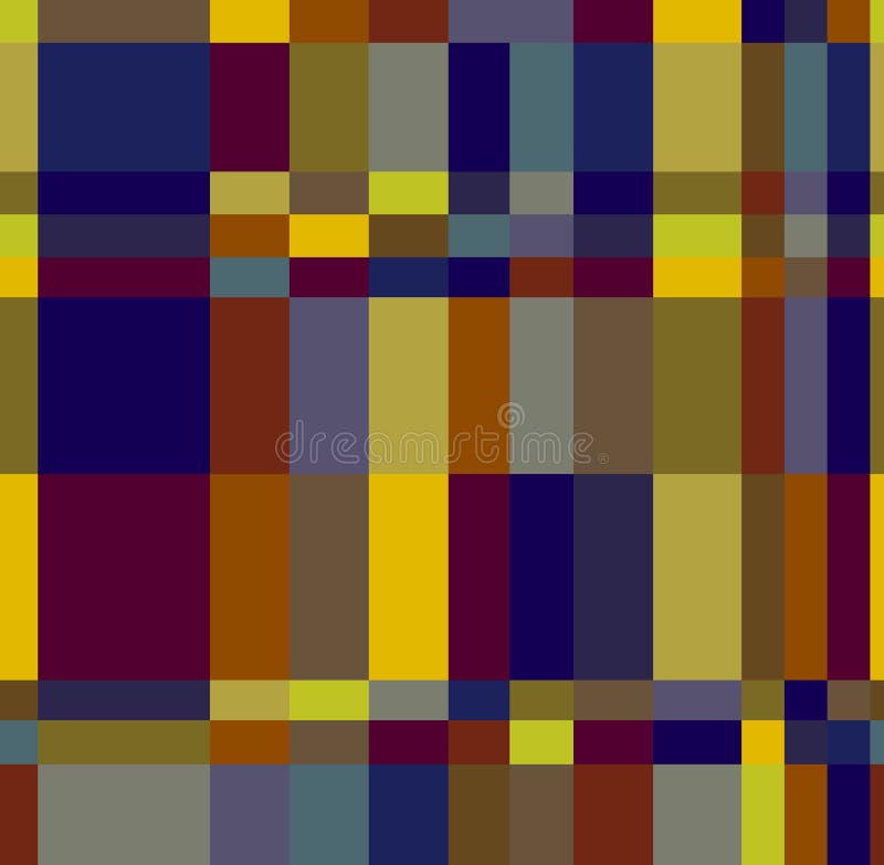 Seamless Colorful Geometrical Checks Background Stock Illustration ...