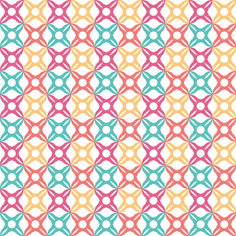 Seamless Colorful Pattern, Vector Repeating Pattern Stock Vector ...