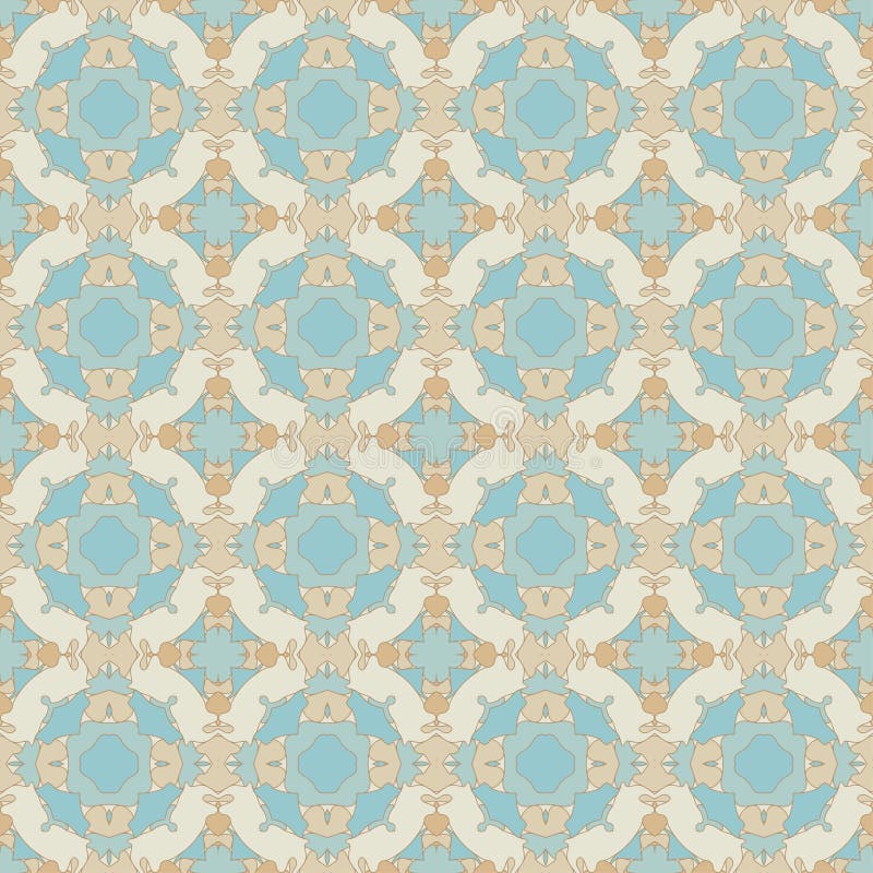 Seamless Colorful Retro Pattern Background Stock Vector - Illustration ...