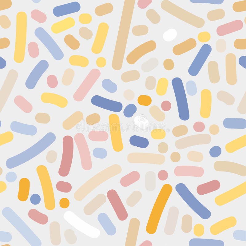 Seamless Colorful Vector Particles Pattern. Stock Vector - Illustration ...