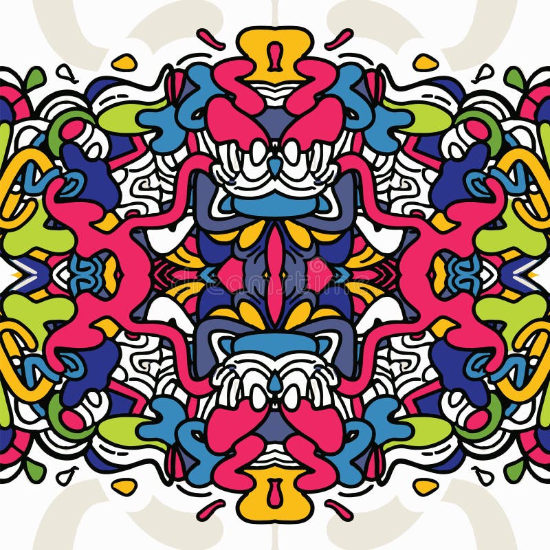 Seamless Colourful Waves Pattern Stock Vector - Illustration of wave ...