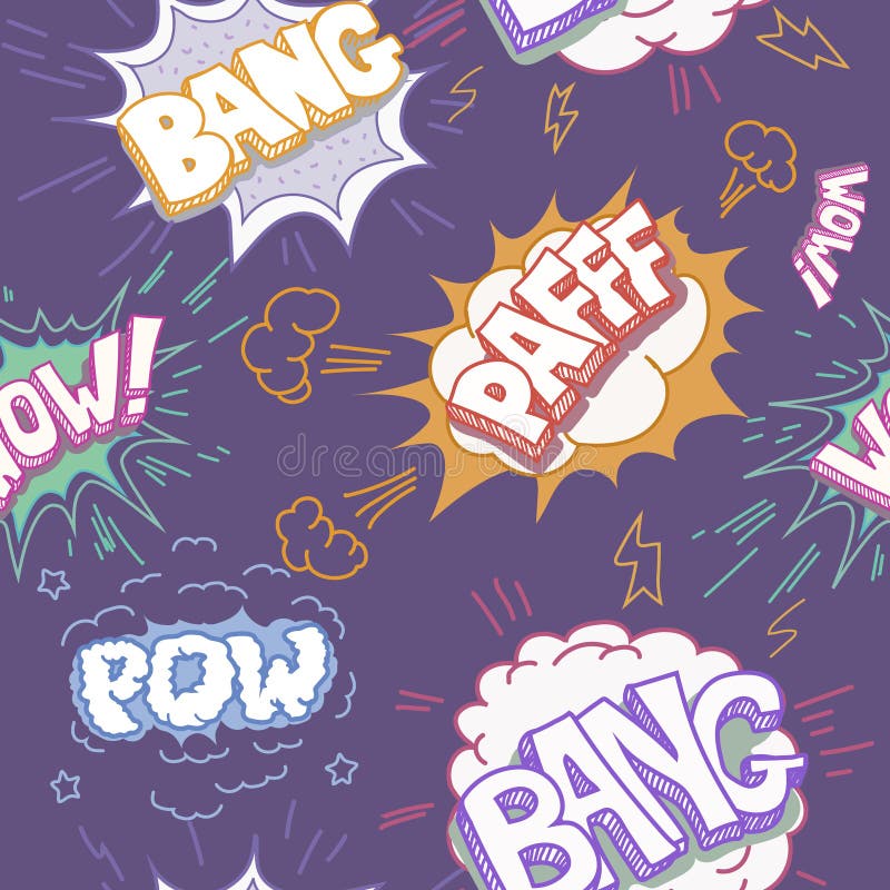 Comic Book Explosion, Vector Illustration Stock Vector - Illustration ...