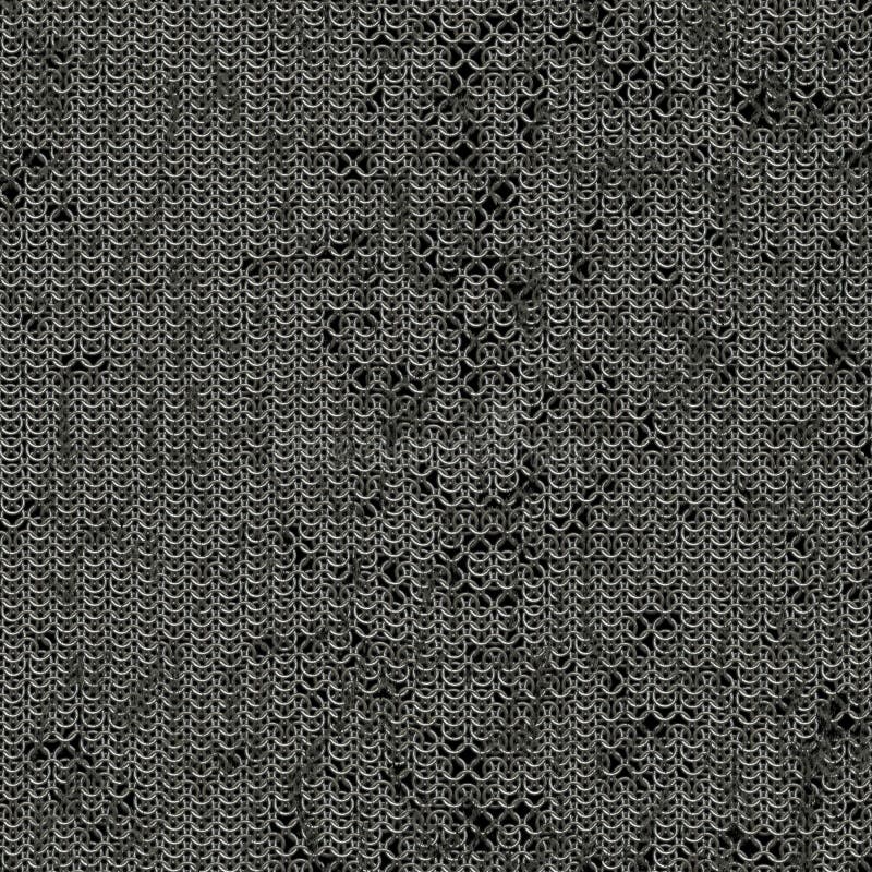 Seamless Computer Generated Metal Chain Mail Rusted and Damaged Stock ...