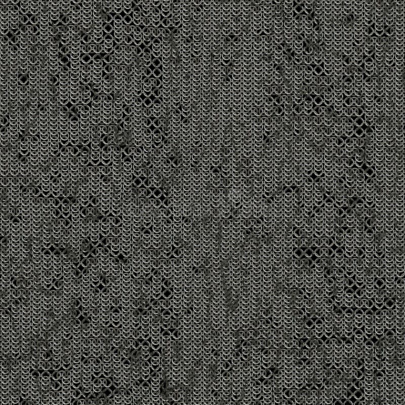 Seamless Computer Generated Metal Chain Mail Rusted and Damaged Stock ...