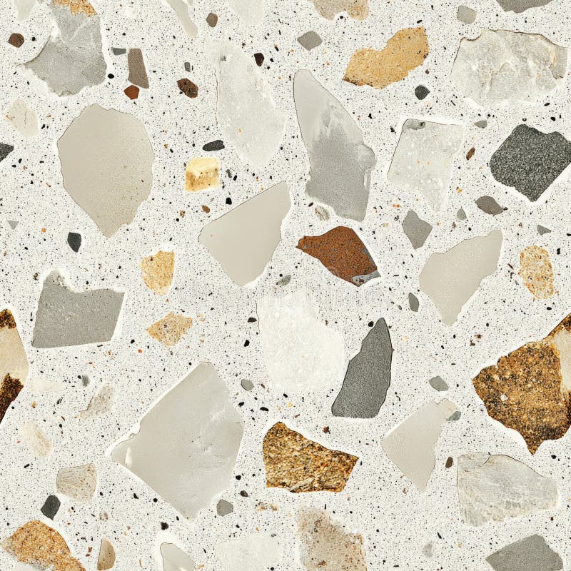 Seamless Concrete Texture with Exposed Aggregate Stock Photo - Image of ...