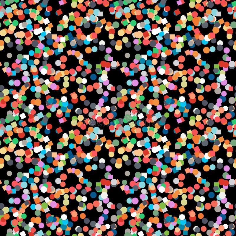 Seamless confetti pattern stock vector. Illustration of deco - 5023162