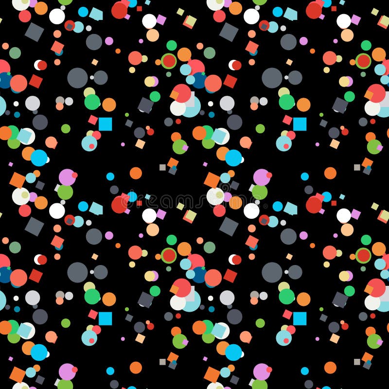 Seamless confetti pattern stock vector. Illustration of deco - 5023162