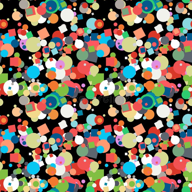 Seamless confetti pattern stock vector. Illustration of deco - 5023162