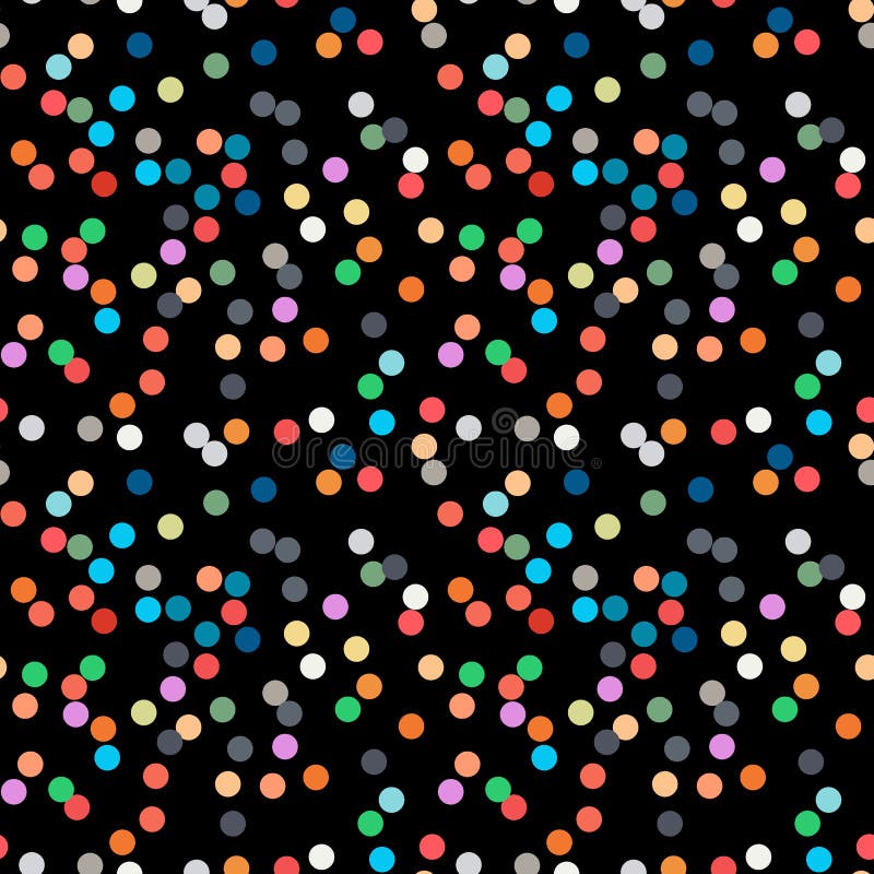 Seamless confetti pattern stock vector. Illustration of deco - 5023162