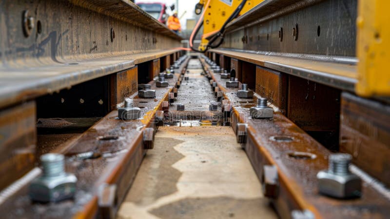 The Seamless Connection between Two Prefabricated Sections Being ...