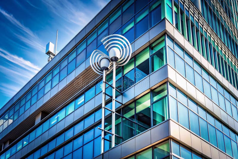Seamless Connectivity Modern Architecture HighSpeed Wireless Network ...
