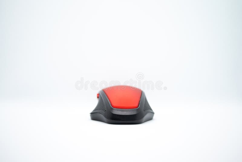 Seamless Control: Red Tech Mouse Elegance Stock Photo - Image of ...