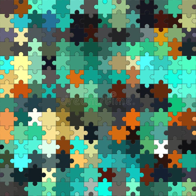 Seamless Conundrum Puzzle Pattern Stock Illustration - Illustration of ...