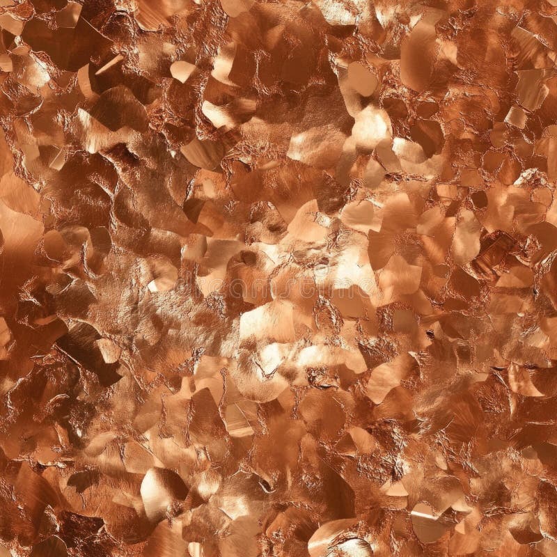 Seamless Copper Texture with Light Surface Wear Stock Image - Image of ...