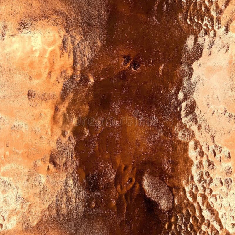 Seamless Copper Texture with Light Surface Wear Stock Image - Image of ...