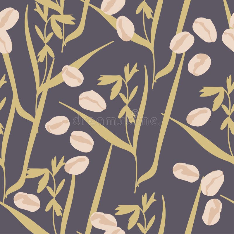 Seamless Cornflakes Pattern. Vector Seamless Pattern, Hand Drawn ...